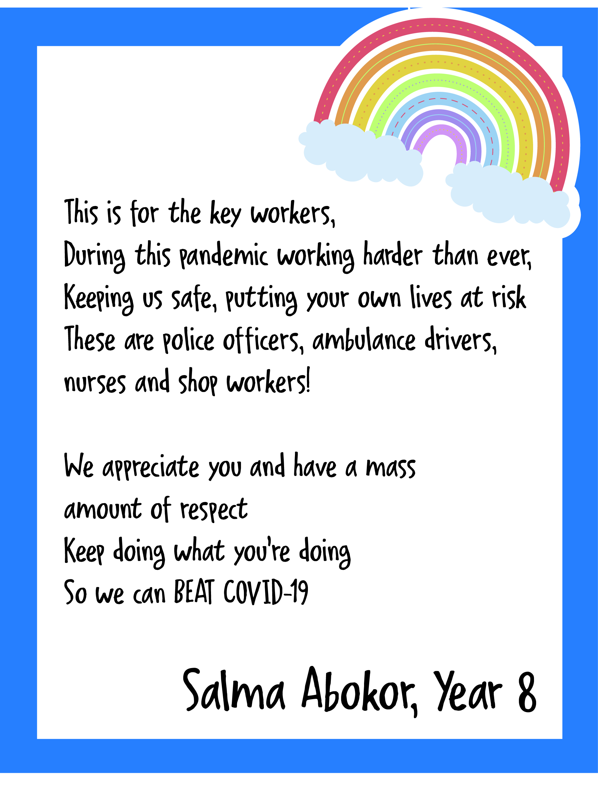 Student's work - Mulberry Academy Shoreditch